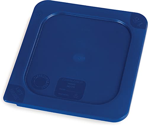 Carlisle FoodService Products 3058260 Smart Lids Sixth Size Polyethylene Lid, Dark Blue