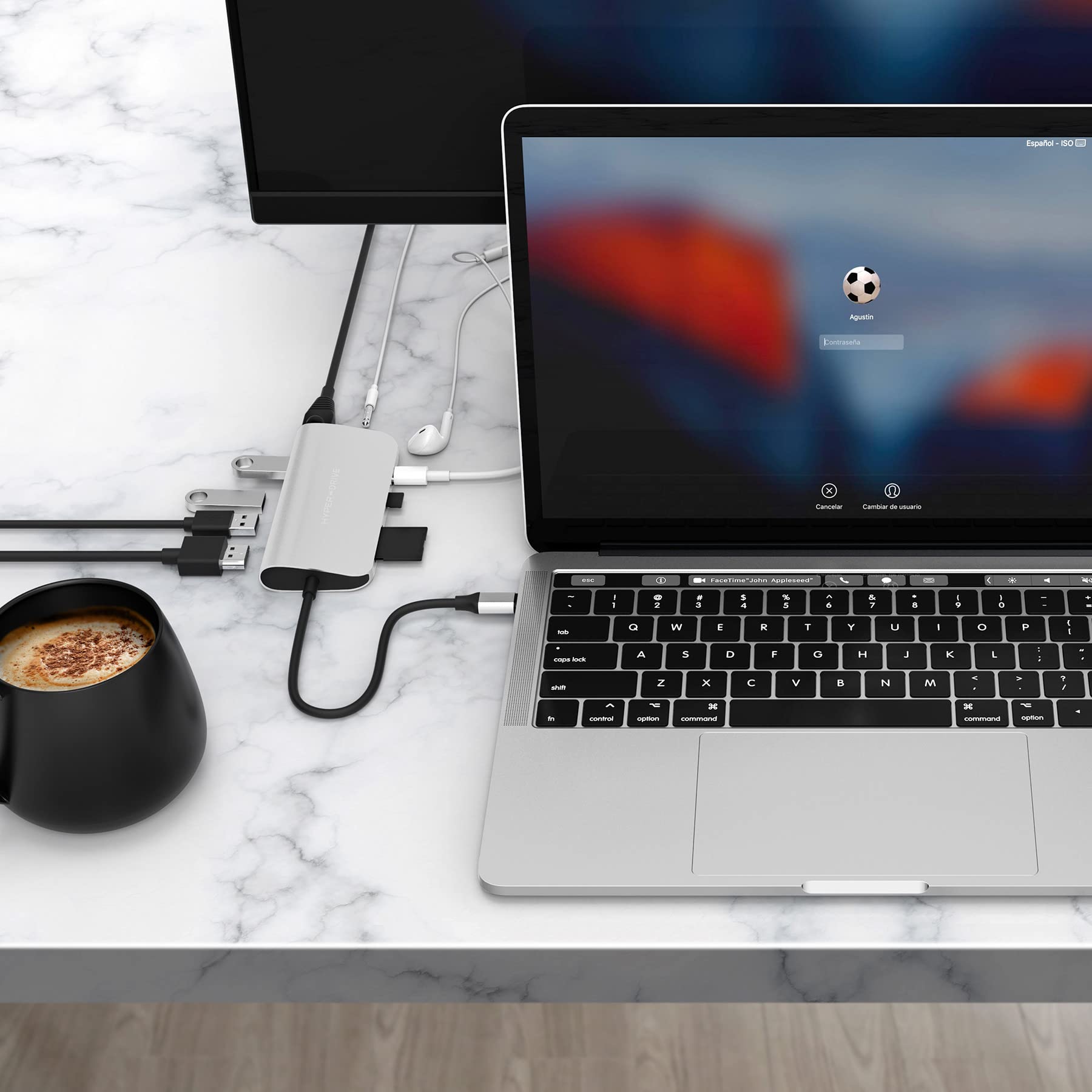 HYPER Drive Power 9-in-1 — USB-C Hub for iPad Pro, MacBook Pro/Air, 10258346