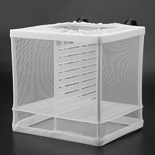 Fish Breeding Incubator, Fish Tank Breeder Net Multifunctional Durable Isolation Mesh Box Fish Breeding Net Aquarium Fish Tank Incubator Breeder with Suction Cup for Fish Tank Breeder Box