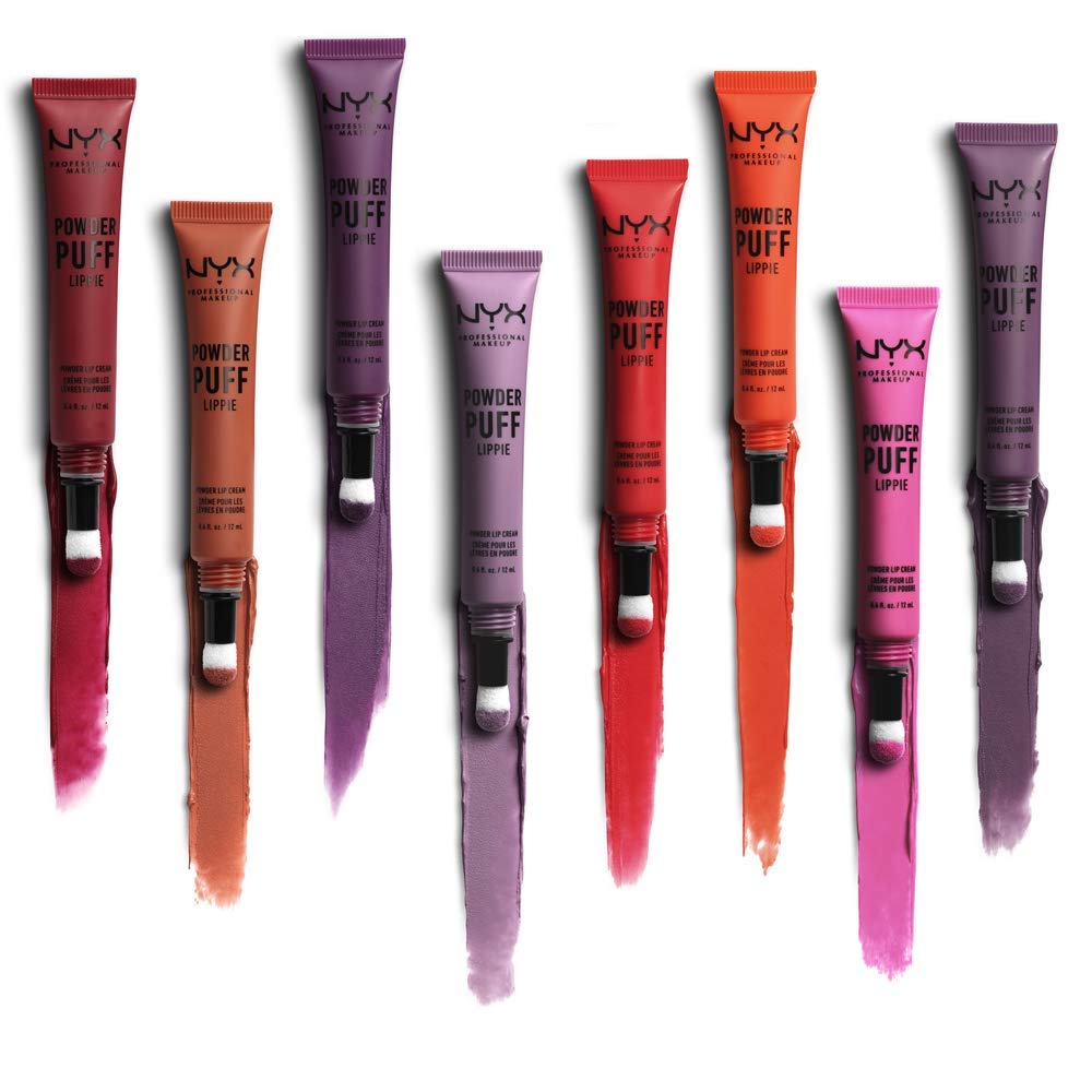 NYX PROFESSIONAL MAKEUP Powder Puff Lippie Lip Cream, Liquid Lipstick - Teenage Dream (Hot Pink)