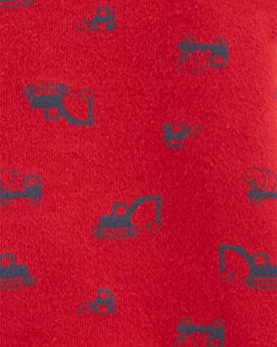Simple Joys by Carter's Baby Boys 3-Pack Snap-up Rompers, Navy Stripe/Red Construction/White Alligator, 6-9 Months