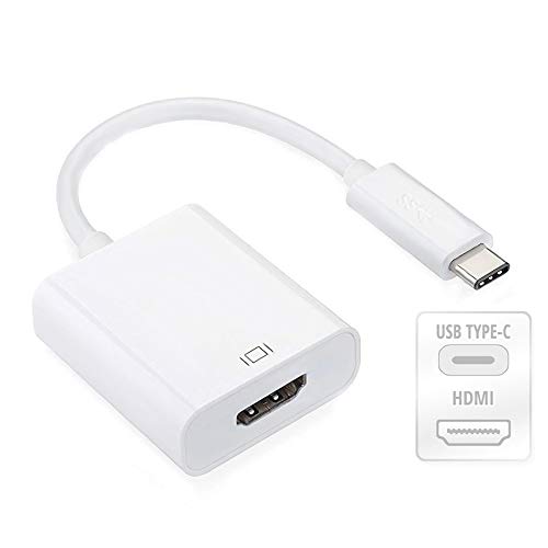 Jiali USB-C Converter Adapter Cable 15cm USB-C/Type-C 3.1 Male to HDMI Female Adapter Cable, for MacBook 12 inch/Chromebook Pixel 2015
