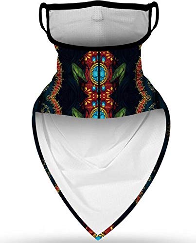Hedian Neck Gaiter Face Mask Reusable Printed Face Mask Balaclava Fishing Mask Sport Cloth Washable