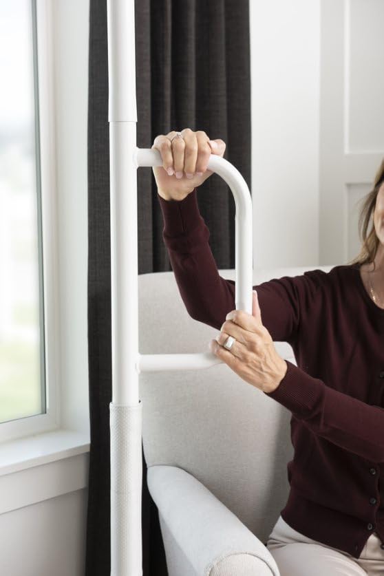 Able Life Universal Floor to Ceiling Grab Bar, Adjustable Floor to Ceiling Safety Pole with Security Support Handle for Fall Prevention, Tension Mounted Transfer Pole for Adults, Seniors, and Elderly