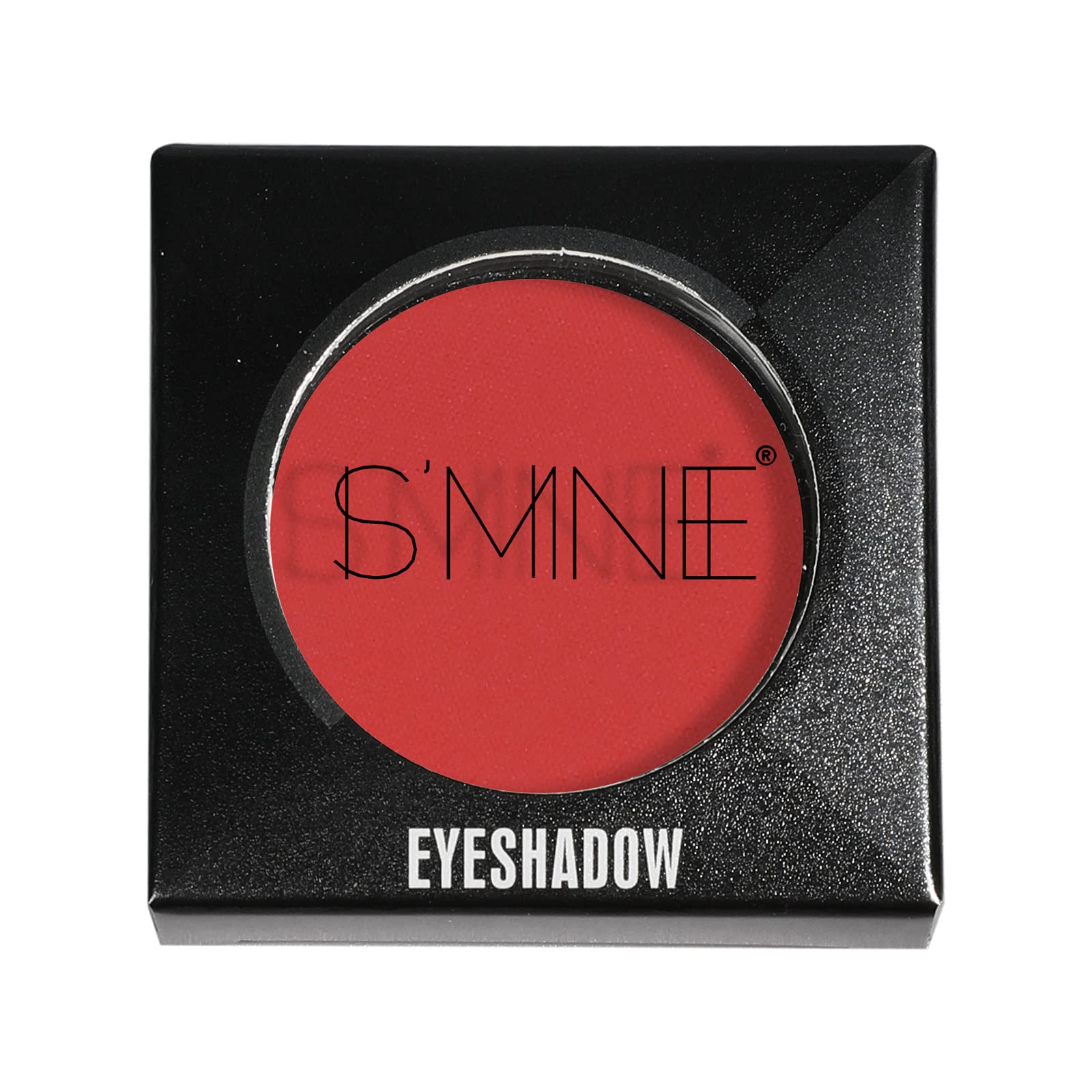 IS'MINE Single Eyeshadow Powder Palette, Matte Red, High Pigment, Longwear Eye Makeup for Day & Night