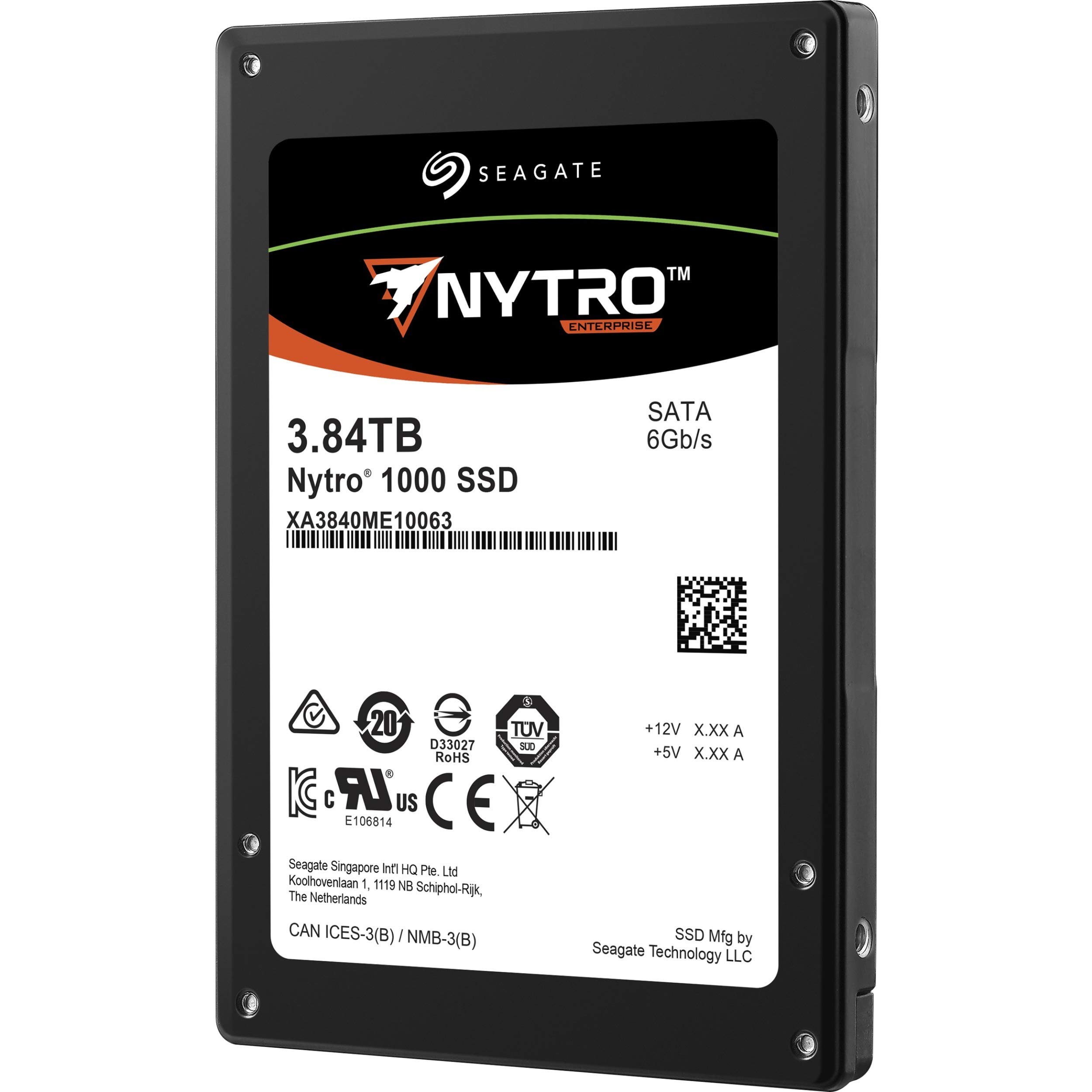 Seagate XA3840ME10063 Nytro 1000 3.84 Tb 2.5" Internal Solid State Drive - Sata