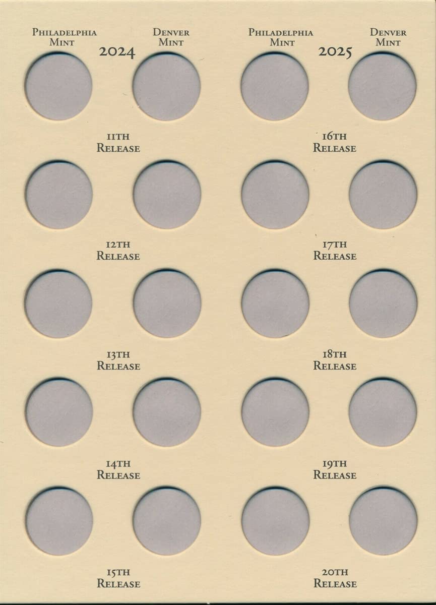 2022 P, D - 2023 P, D Women Quarter 20 Coin Set in Littleton Green Folder LCF63 Uncirculated