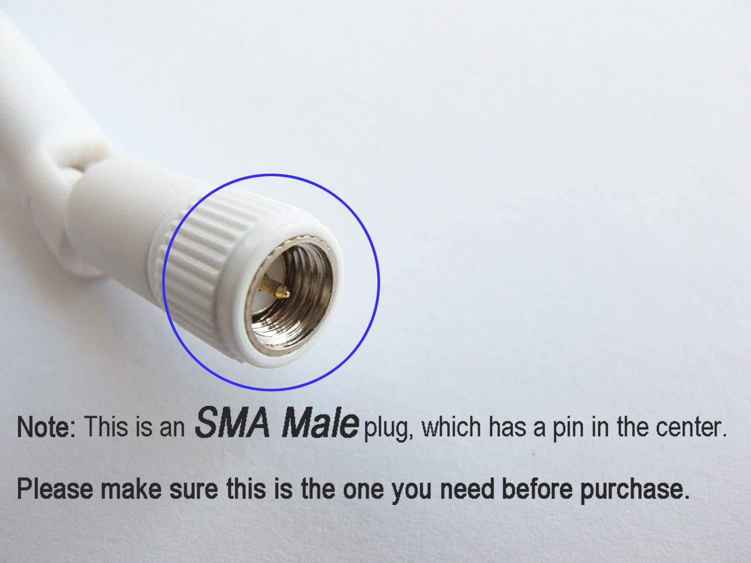 bestkong 2 Pcs 2.4GHz 3dBi Omni WiFi SMA Male Antenna White Color for Wireless Router 11cm