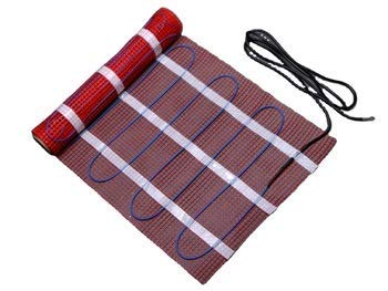 230V Heating Mat Electric Radiant Floor Heating System for Easy Installation Under Tile, woodfloor and Infloor(1M) (150W/㎡(0.52))