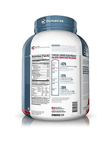 Dymatize ISO100 Hydrolyzed 100% Whey Protein Isolate Strawberry -- 5 lbs