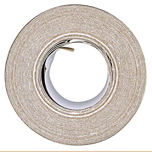 ABN Adhesive Sticky Back 220-Grit Sandpaper Roll 2-3/4in x 20 Yards Aluminum Oxide Golden Yellow Longboard Dura PSA