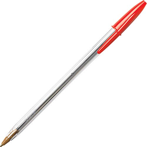 Bic Cristal Xtra-Smooth Ball Pen - 10 plus 2 Bonus Pack (12 count) - Red Medium Point Ballpoint Pen