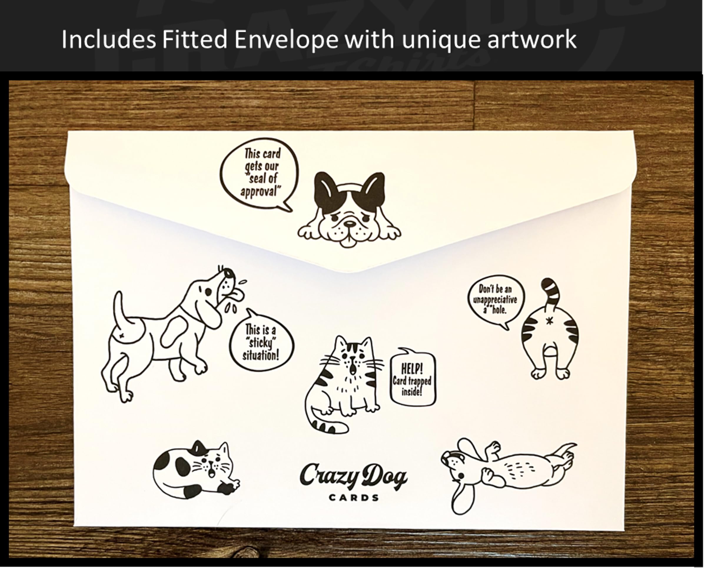 Crazy Dog T-Shirts Area 51 Birthday Card Funny Alien Butt Stuff UFO Flying Saucer Card Birthday Funny Space Area 51 1 Pack