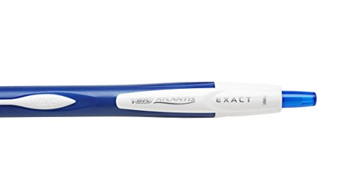 BIC Glide Exact Ballpoint Pen, Retractable, Fine 0.7 Mm, Blue Ink, Blue Barrel, Dozen