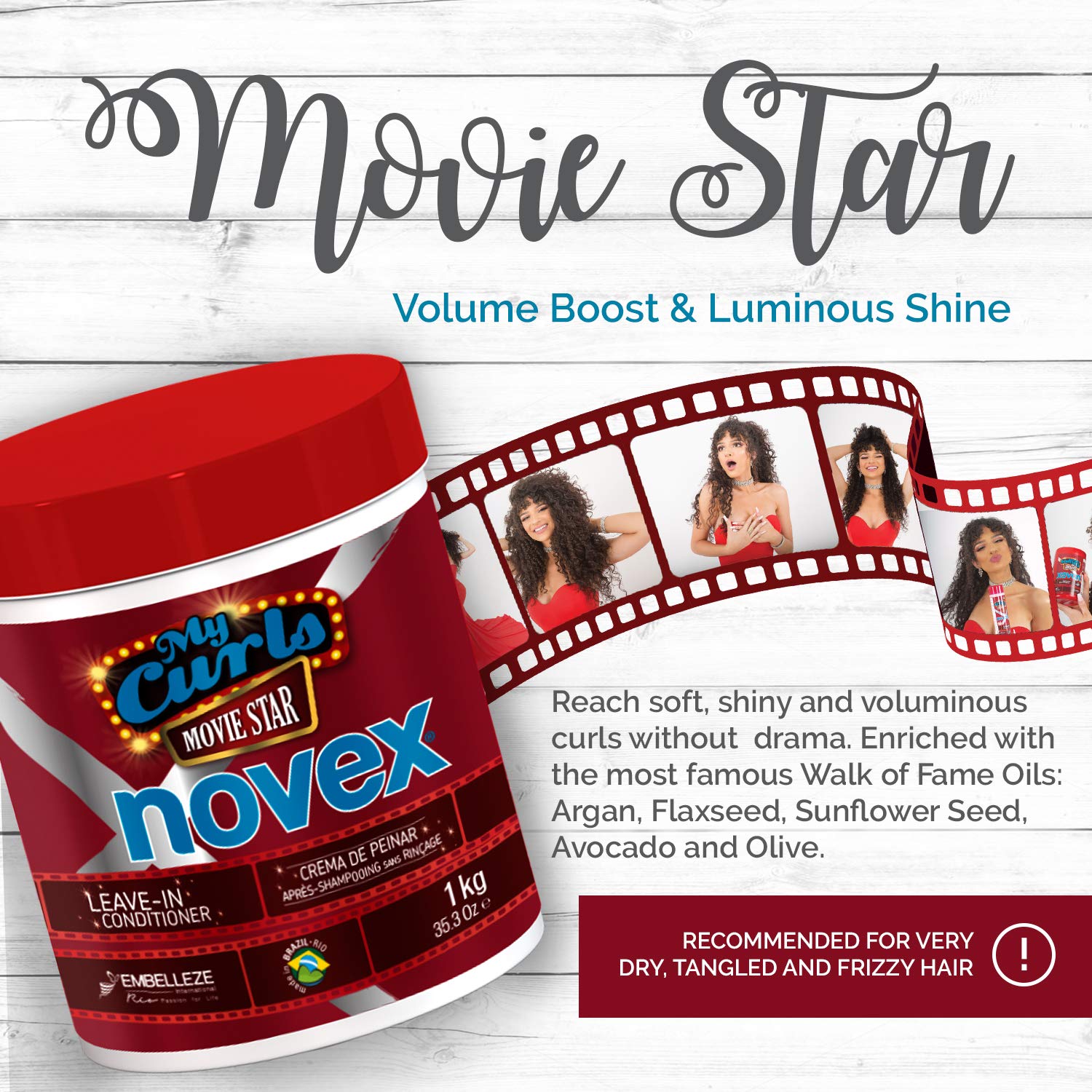 NOVEX My Curls Movie Star Styling Cream 1 kg