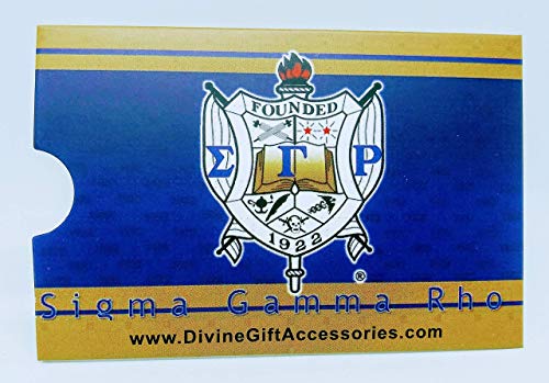 6 Sigma Gamma Rho Gift Card Holders/Sleeves (Includes 6 Envelopes)