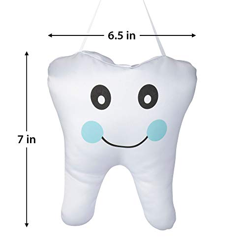 Lillian Rose Tooth Fairy Hanging Pillow, Blue, 6.75x7.5 Inch (Pack of 1)