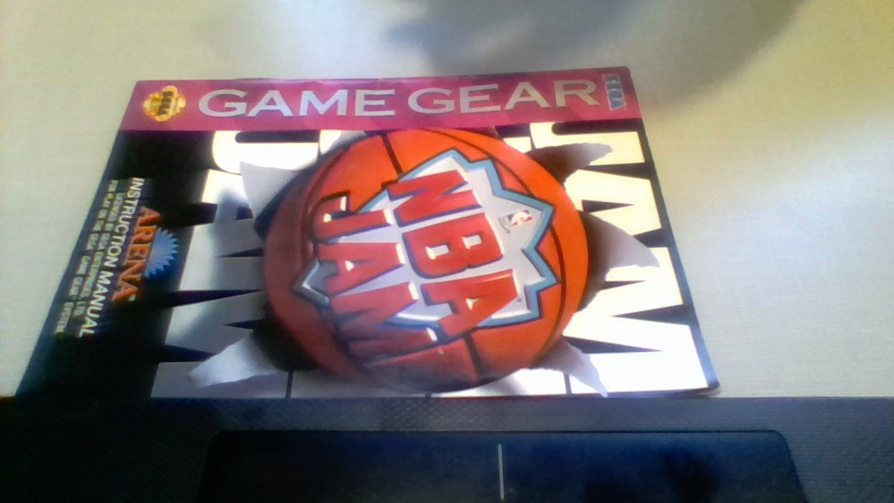 Arena Nba Jam Sega Game Gear Instruction Manual---licensed By Sega Enterprises, Ltd. For Play on the Sega Game Gear System