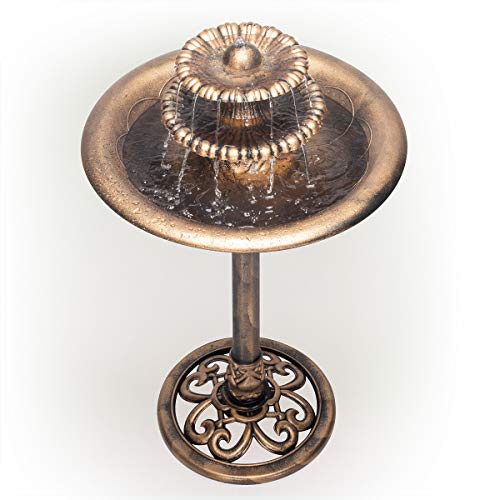 Alpine Corporation TEC106-BZ Alpine Floor Fountain, 35", Bronze