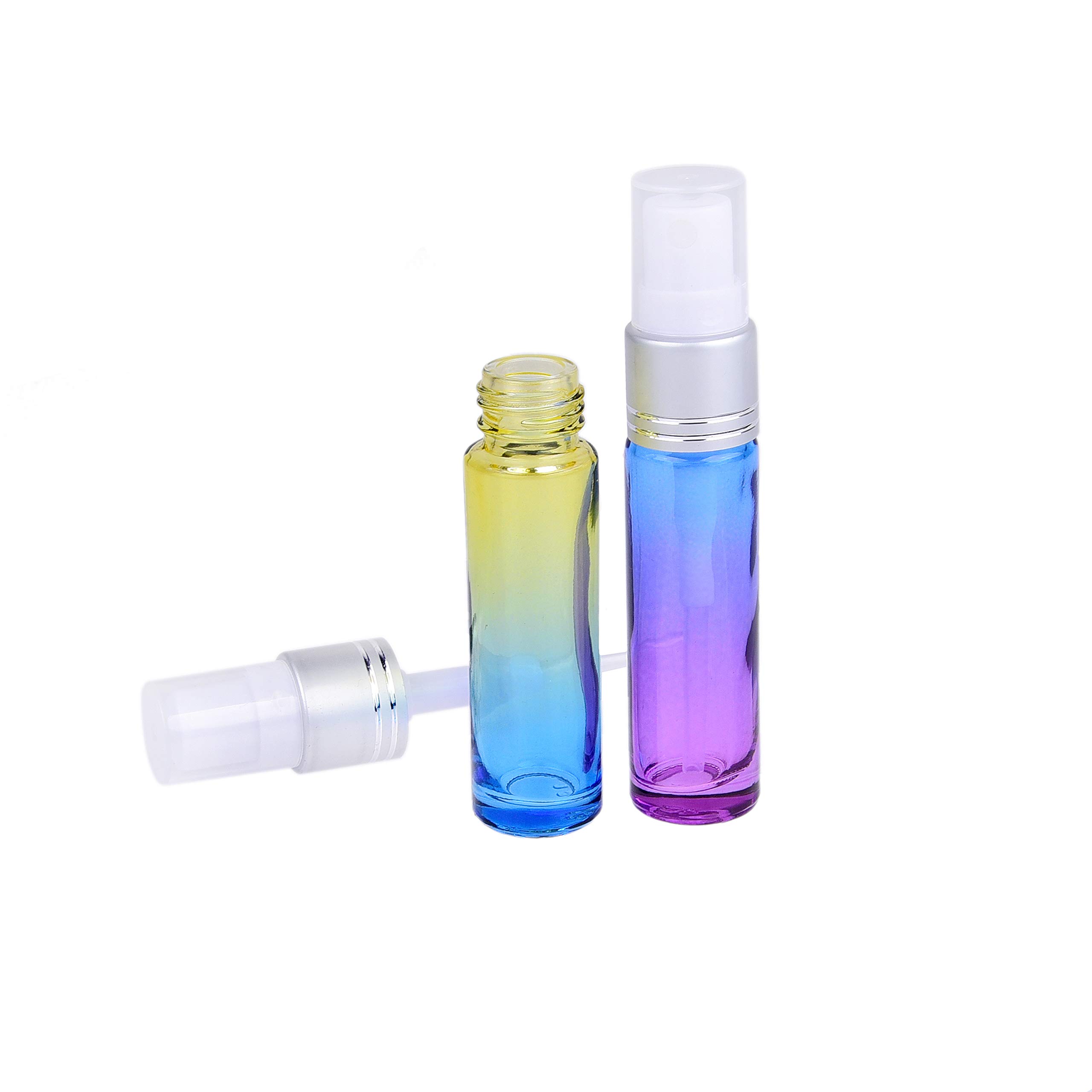 Kare & Kind Essential Oil Bottle Kit - 8x Essential Oil Bottle (0.35 oz - 10 ml), 8x Roller Ball Cap, 3x Fine Mist Sprayer, 1x Tool for Opening Bottles, 78x Label, 2x Mini Dropper, 2x Mini Funnel