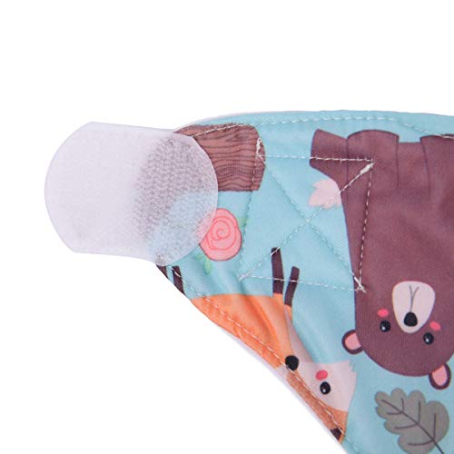 Baby Pocket Cloth Diaper Nappy Hook and Loop (Watercolor Animals)
