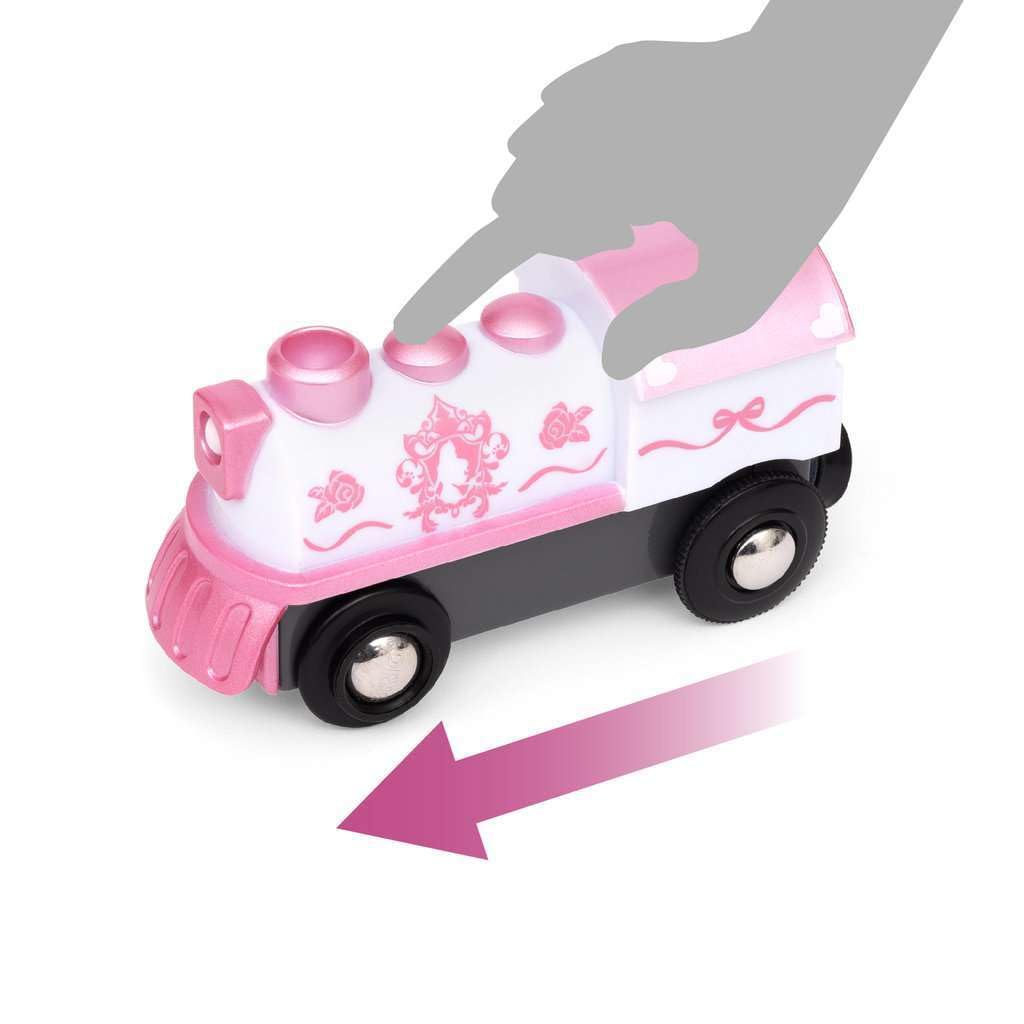 BRIO Disney Princess - 32257 Sleeping Beauty Battery Train | Delightful Toy Train Set for Kids | Compatible with All Railway Sets & Accessories | Perfect for 3-Year-Old Boys and Girls
