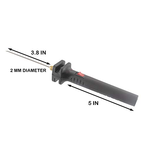 West Coast Paracord β Electric Pen Cutting Machine β 110-250 Volts/15 Watt Hot Knife β Foam Cutter with Power Button and Included Adapter