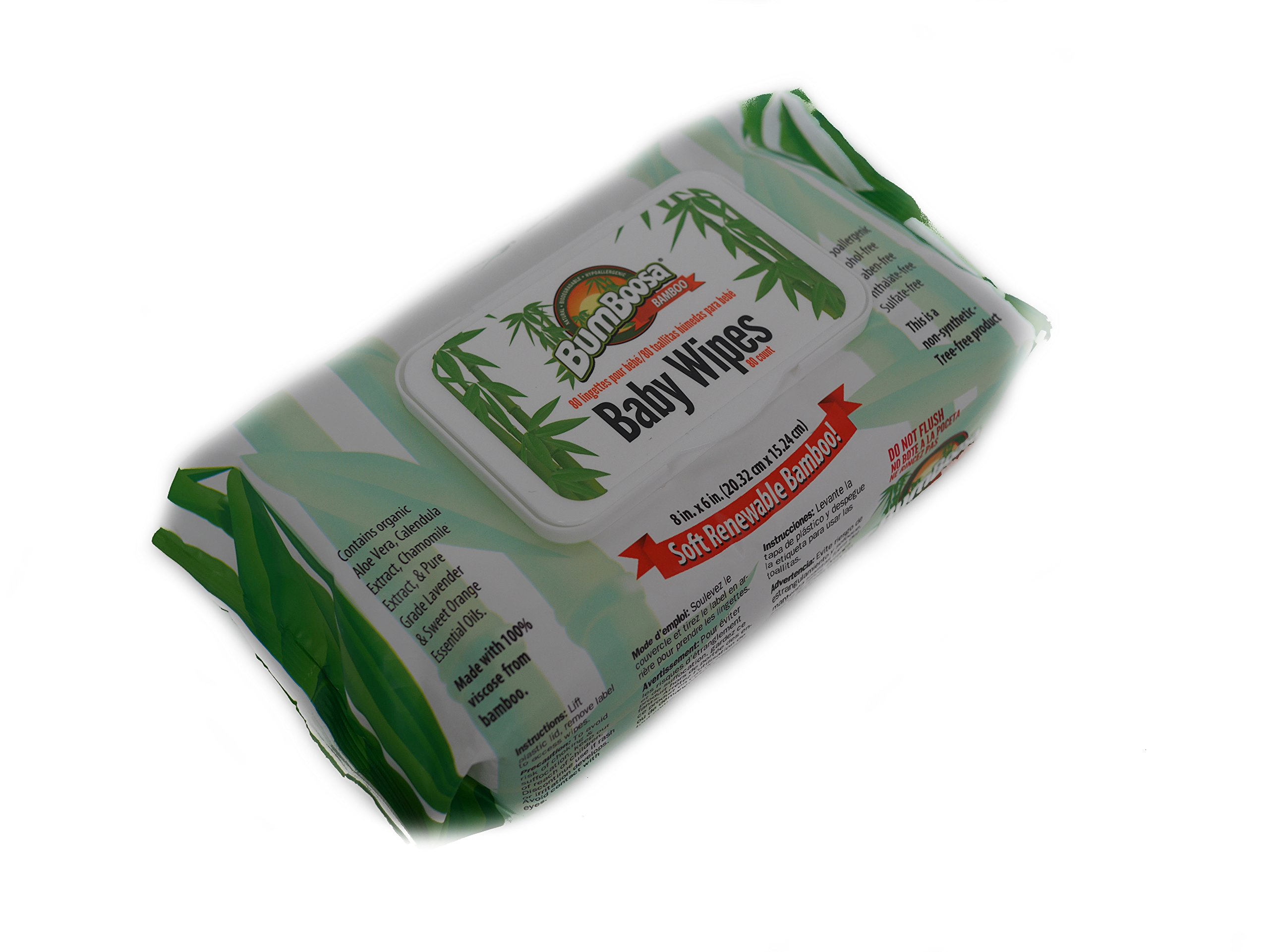 Bum Boosa Bamboo Products Baby Wipes - 12 Packs/960 Count - Thicker, Stronger, Absorbent, Easy Dispensing, Hypoallergenic, Natural Scent, Eco-Friendly