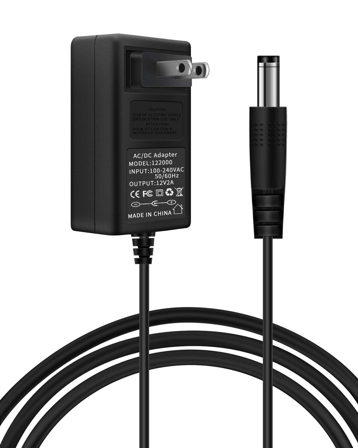 JAINTA 8.2FT 12V AC Adapter Charger Power Cord for Seagate Freeagent & WD Western Digital External Hrad Drive HDD