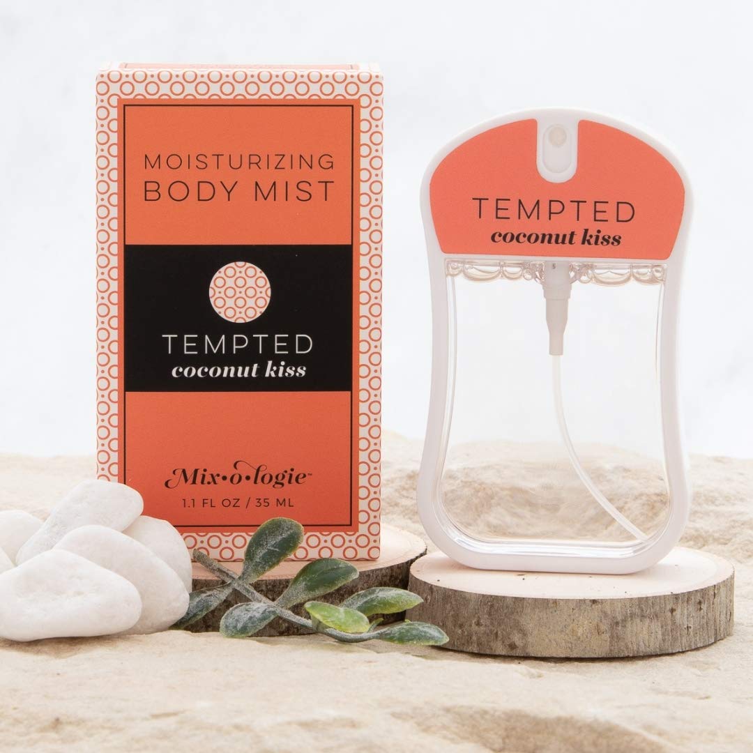 Mixologie Moisturizing Body Mist/Perfume Spray (Tempted (coconut kiss), 35 mL)