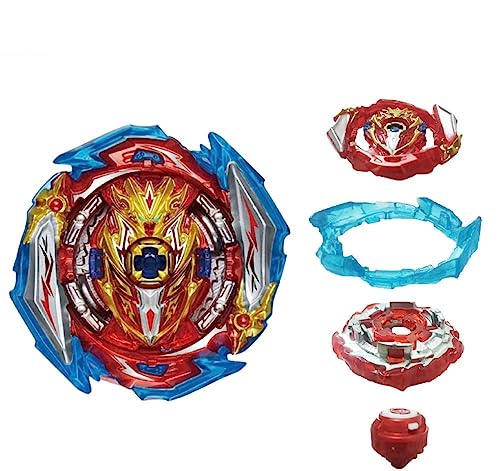 B-173 Infinite Achilles 1-Piece Sparking Launcher, Bey Battle Burst Battling Tops with Launchers Set, Burst quadrive Gyros for Boys Kids Birthday Party Idea Gift