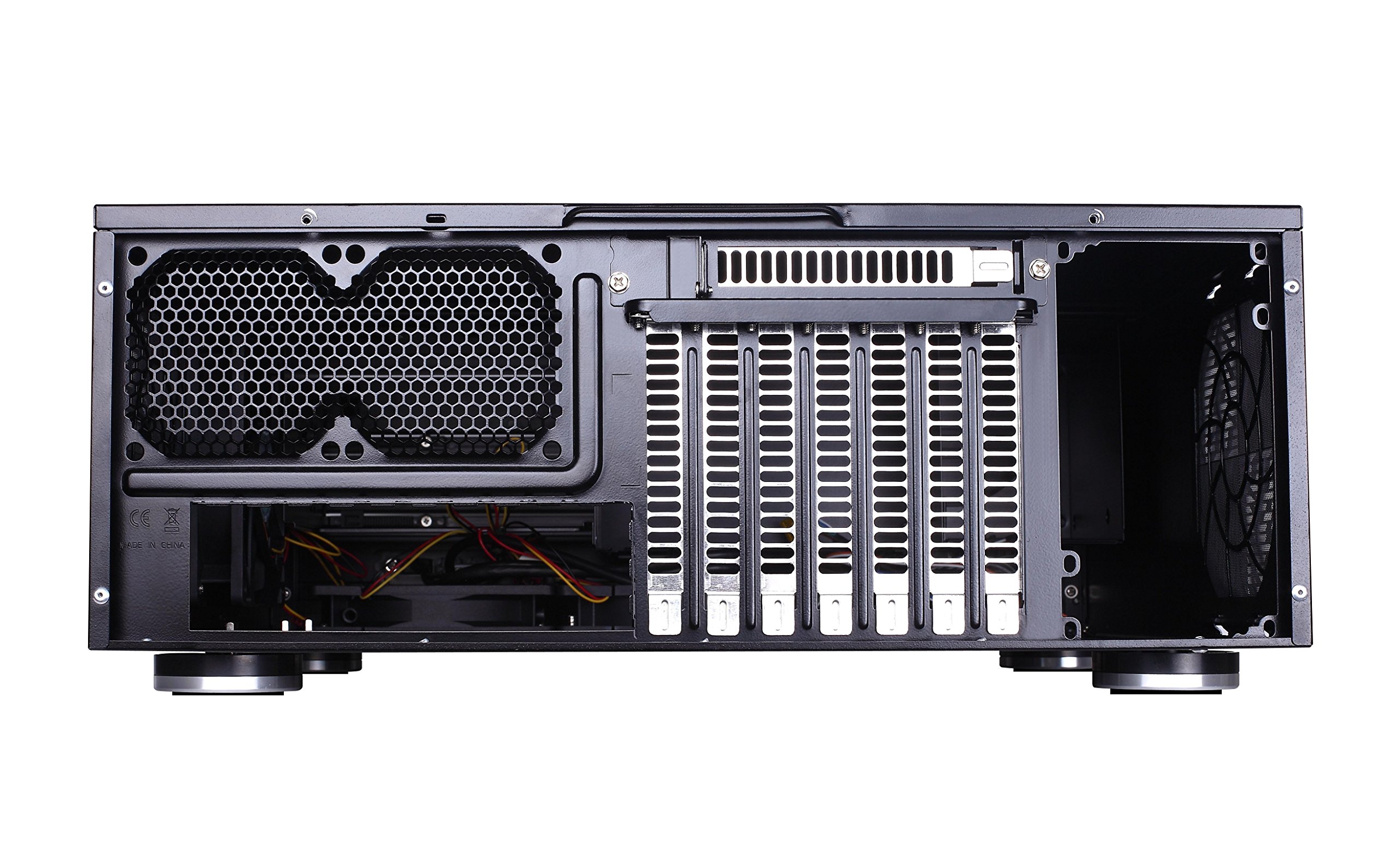 SilverStone Technology GD08B Home Theater Computer Case with Aluminum Front Panel for E-ATX/ATX/Micro-ATX Motherboards GD08B-x