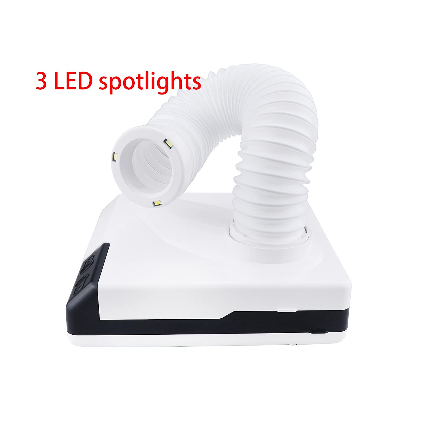 60W Dust Collector Fan Vacuum Cleaner Strong Power Dental Lab Nail Art Manicure Dust Clean Tool