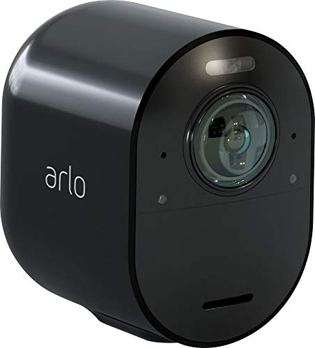 Arlo Ultra - 4K UHD Wire-Free Security 1 Camera System | Indoor/Outdoor with Color Night Vision, 180 Degree View, 2-Way Audio, Spotlight, Siren | Works with Alexa and HomeKit | Black, Add on Camera