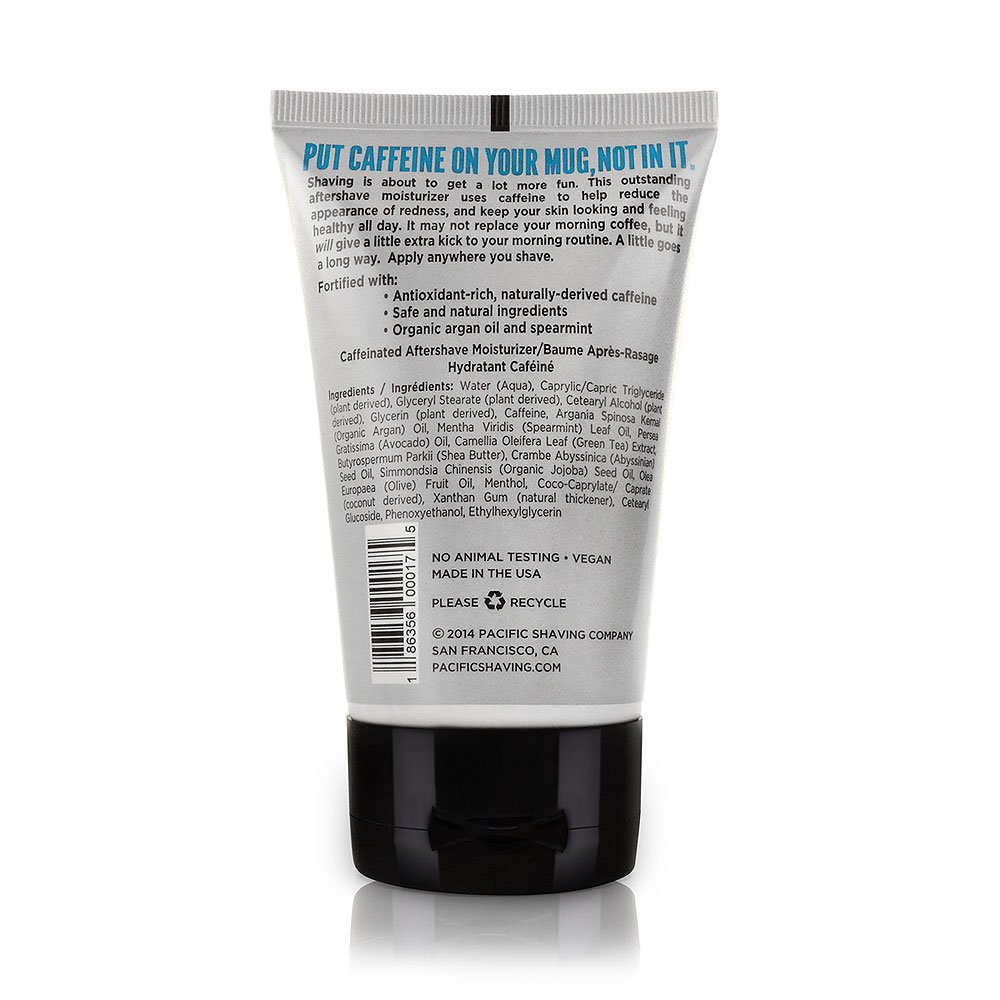 Pacific Shaving Company Daily Shave Regimen Set - Bamboo Pre-Shave Scrub, 3 oz (1 Unit) | Natural Shaving Cream, 3.4 oz (1 Unit) | Caffeinated Aftershave, 3.4 oz (1 Unit)