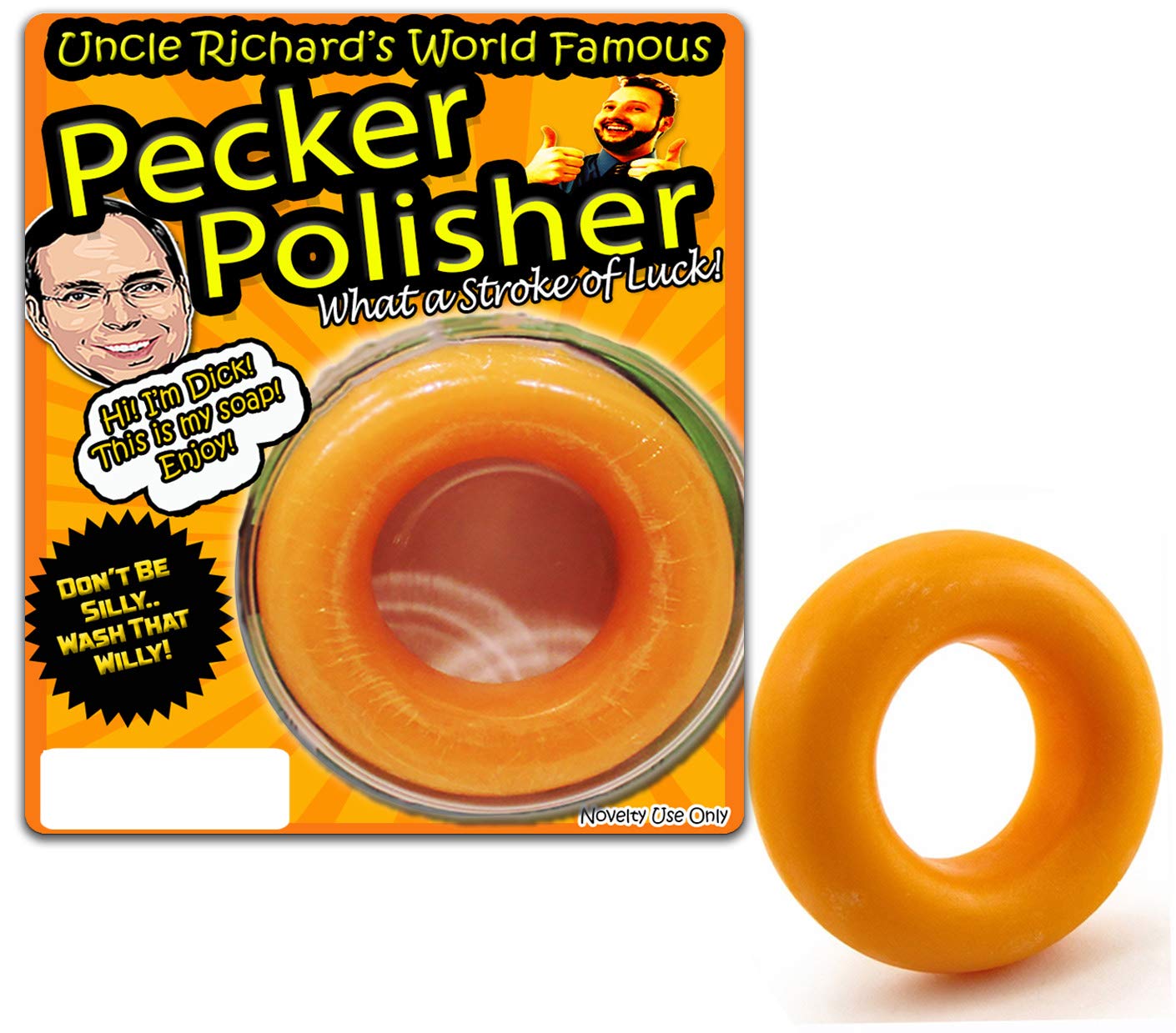 GO World Famous Pecker Polisher 2.0 - Funny Soap for Men, Large