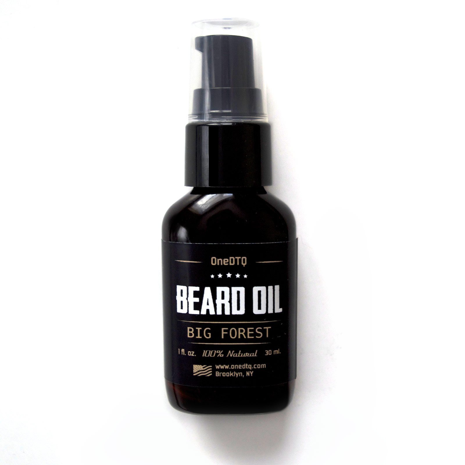 Big Forest Beard Treatment Kit - Shampoo 9 oz - Oil 1 oz - Beard Balm 2 oz - Brush - Wood Scent - 100% Natural and Organic Beard Growth Care Products in Premium Gift Box