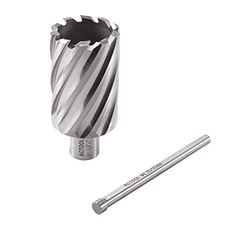ACTOOL 1-5/8" Diameter × 2" Depth of Cut HSS ANNULAR CUTTER with 3/4'' Weldon Shank
