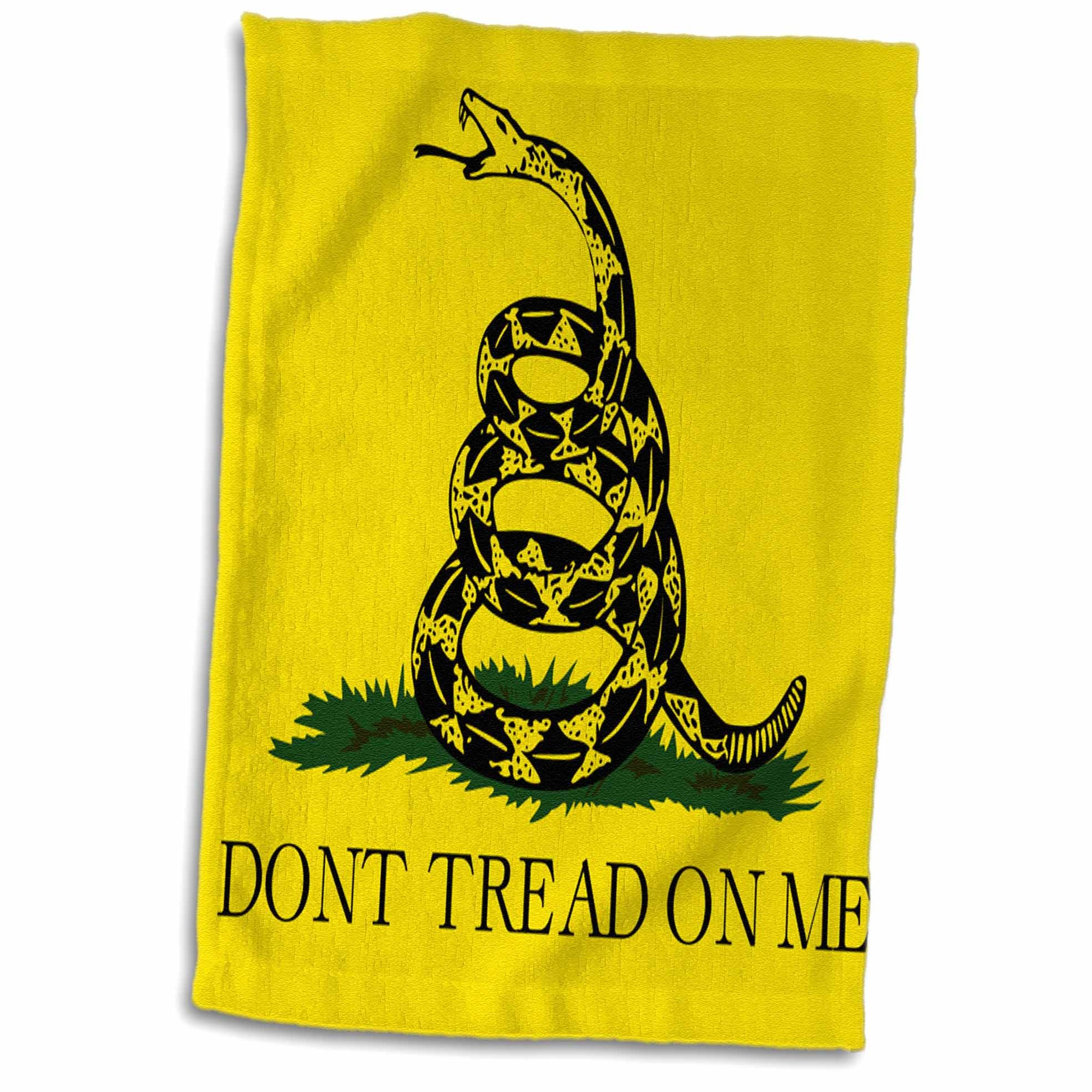 3D Rose Dont Tread On Me Hand/Sports Towel, 15 x 22