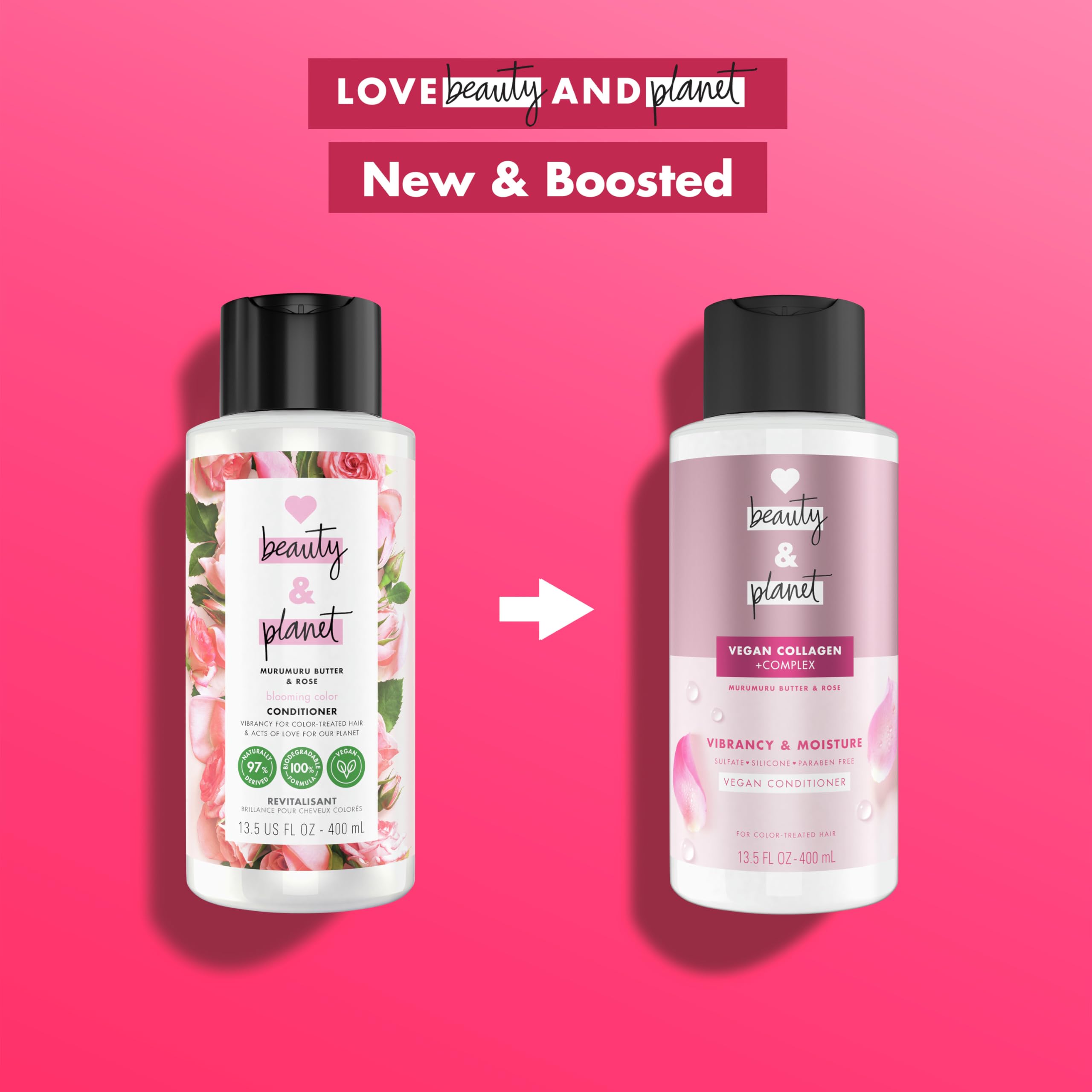 Love Beauty And Planet, Vegan Conditioner, 13.5 Fl Oz