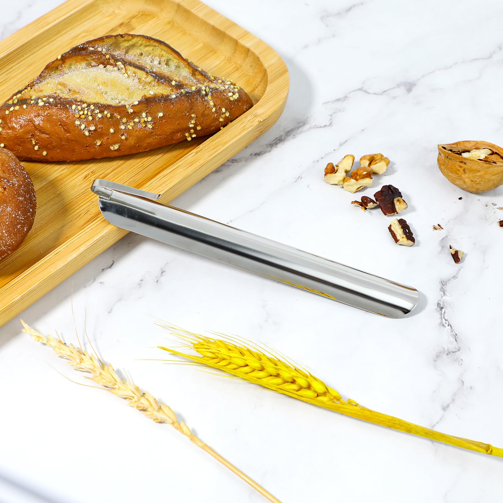 Table Crumbers for Servers Table Crumb Sweeper with Pocket Clip Stainless Steel Cost-Effective Cleaner for Quick Cleanup for Tablecloth in Restaurants Homes Waitresses Tool Accessories