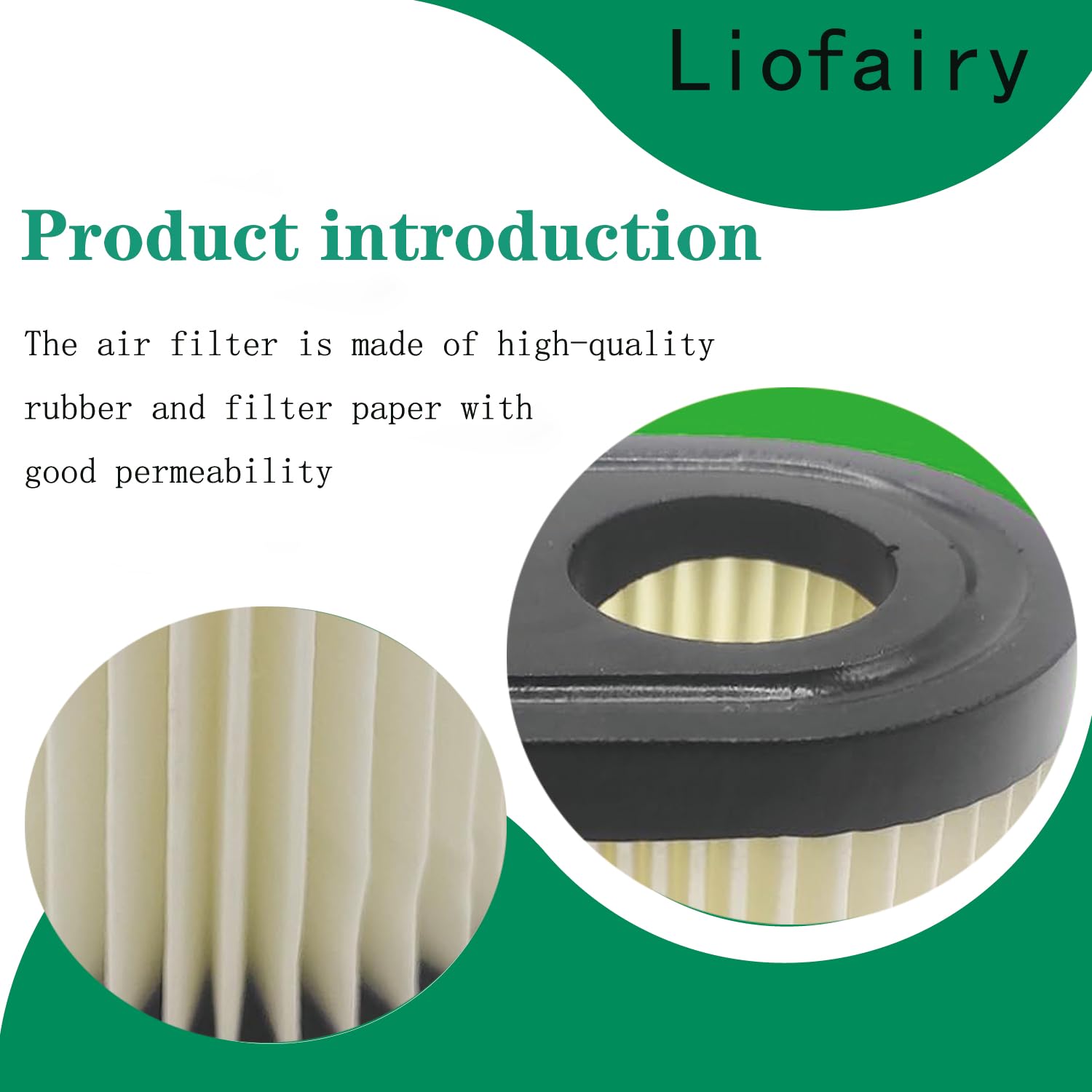 36905 air filter Replacement tecumseh 36905 air filter 740083A LEV100 LEV115 LEV120 LV195EA,Compatible with Tecumseh Craftsman Oregon Toro Recycler 22 6.5HP 20016 20017 20018 Lawn Mower (2 pack)