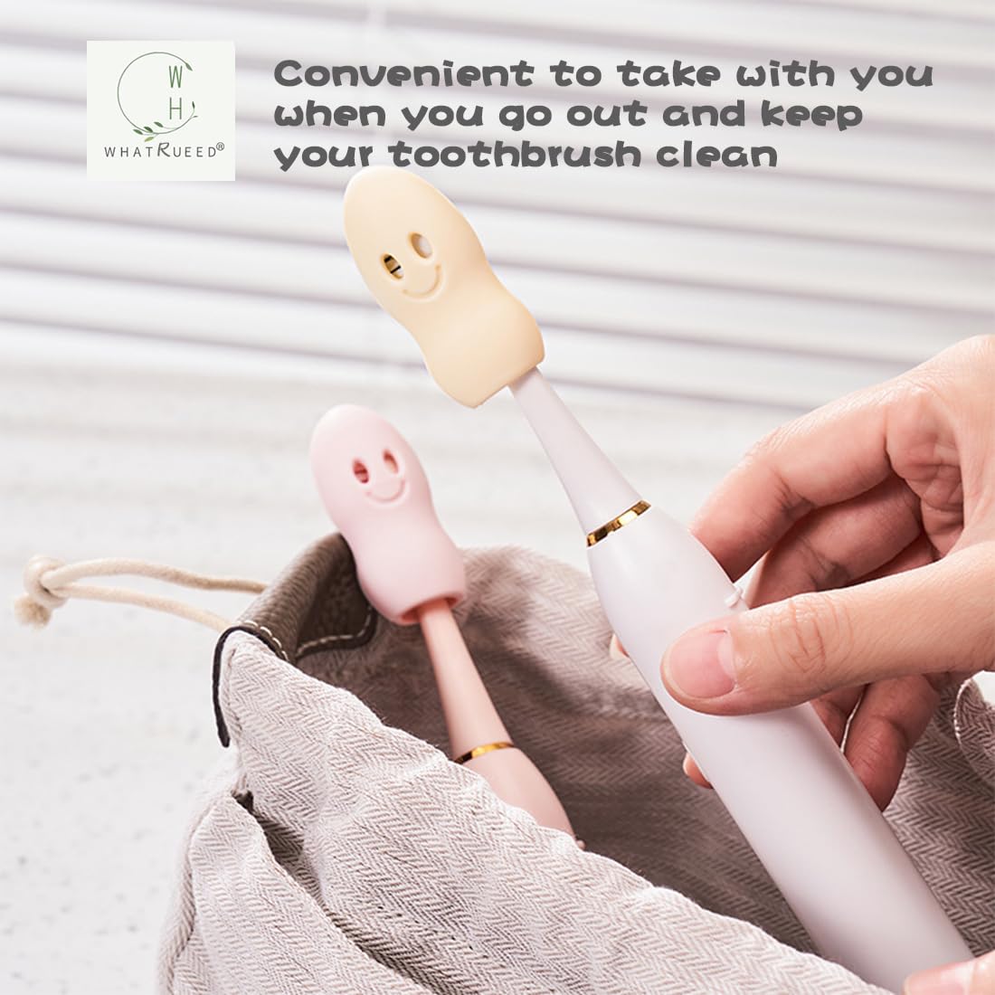 Travel Toothbrush Head Cover Case for Kids, Children Silicone Protector Cap, Dustproof Toothbrush Protect Case (Set of 8)
