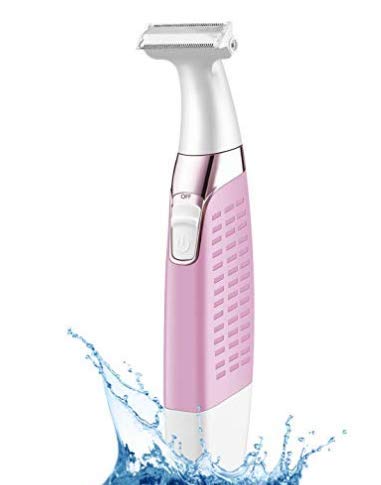 Bikini Trimmer Lady Shaver Electric Women Shaver USB Rechargeable Eyebrow Trimmer Portable Design Cordless Electric Razor for Women Lady Hair Removal for Face Body