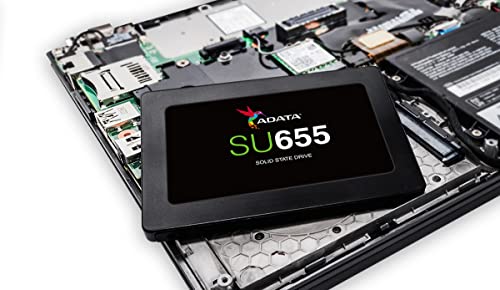 ADATA SU655 120GB 3D NAND 2.5 inch SATA III High Speed Read up to 520MB/s Internal SSD (ASU655SS-120GT-C)