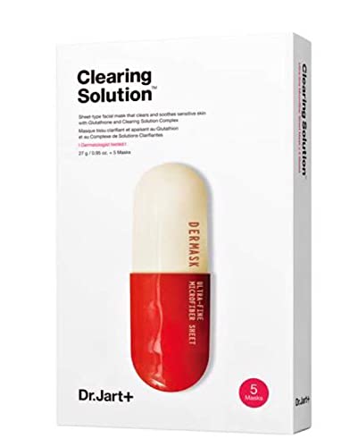 DR.JART+ Clearing Solution Sheet Facial Mask 5 Pc, 5count