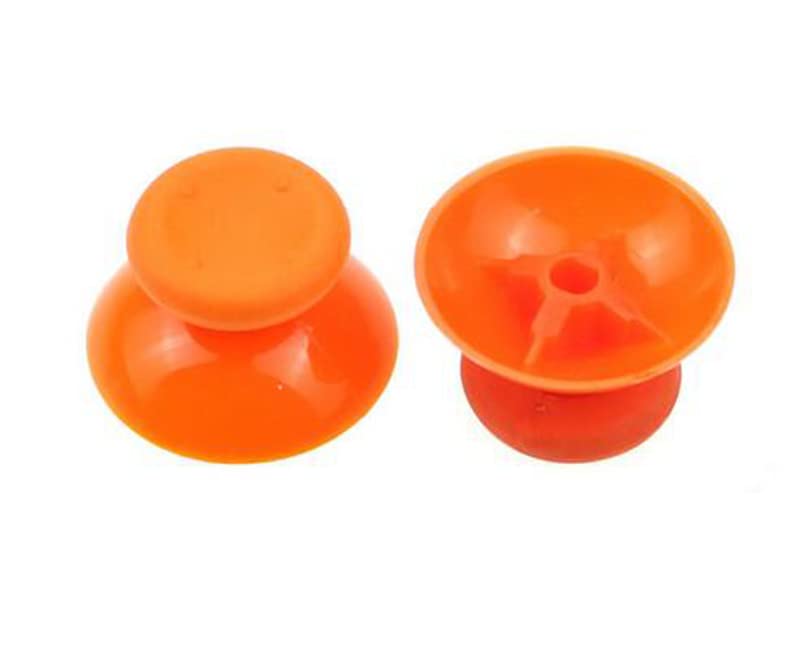3D Analog Joystick Stick Cap Cover for Xbox 360 Controller Thumbsticks Caps Mushroom Head Cap Cover Game (Orange)