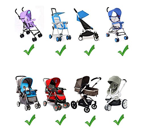 Xcivi Mosquito Net -Insect Bug Net for Baby Strollers Infant Carriers Car Seats Cradles (White)