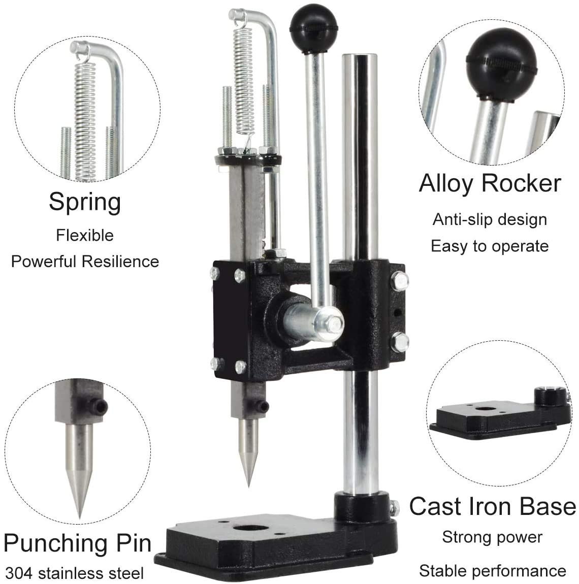 WINB Oyster Clam Opener Machine with Oyster Knife, Oyster Shucker Tool Set for Restaurant, Hotel, Supermarket, Seafood Stores