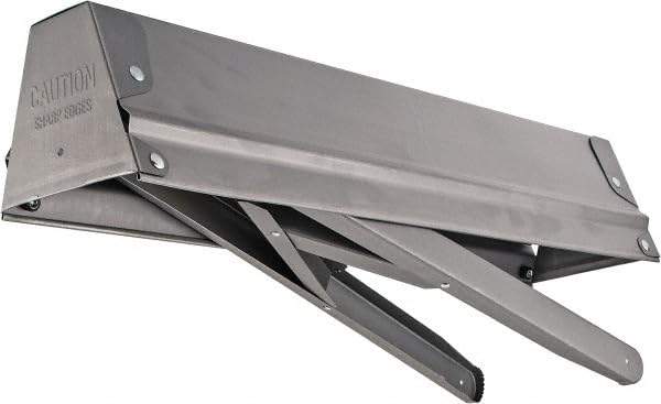 PRO SOURCE Folding Steel Sawhorse: Sturdy Space Saving Design, One Saw Horse, 29" High x 31" Long